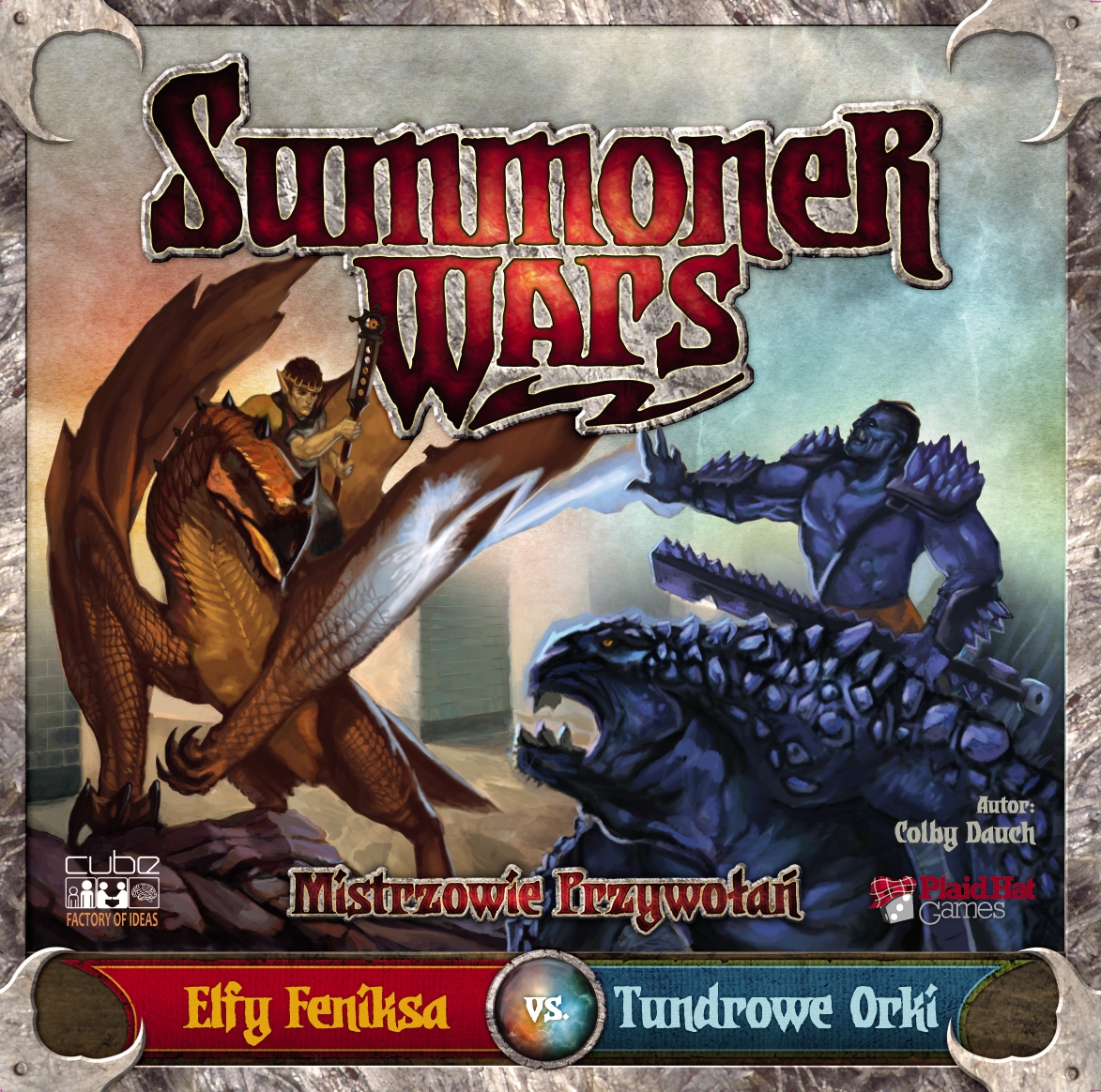 Gra planszowa Summoner Wars: Elfy Feniksa vs Tundrowe Orki Cube ...