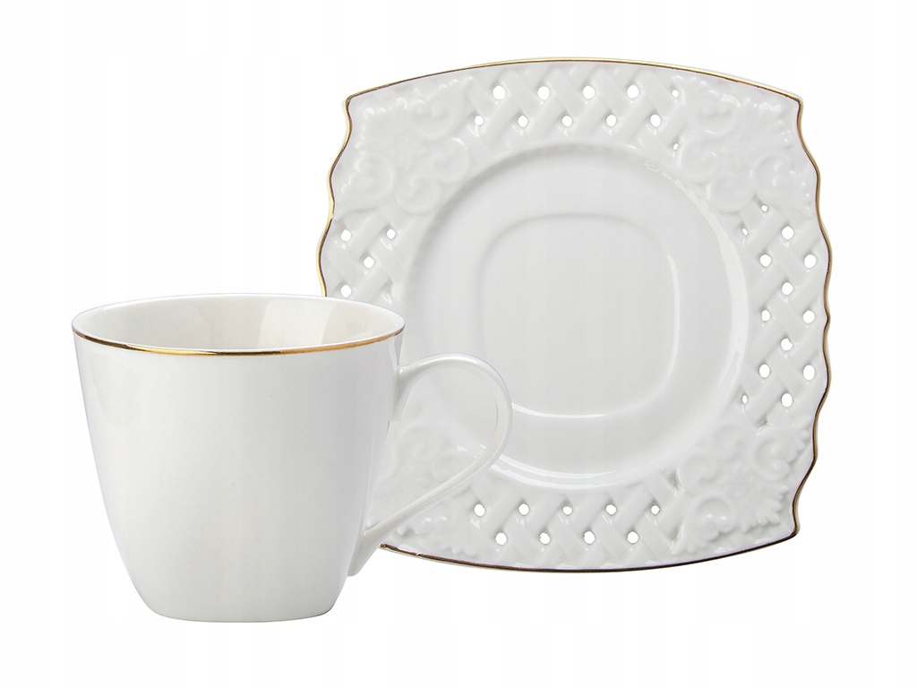 Filiżanka Florina Graffia porcelana 220 ml 6 szt. Opakowanie prezentowe ...