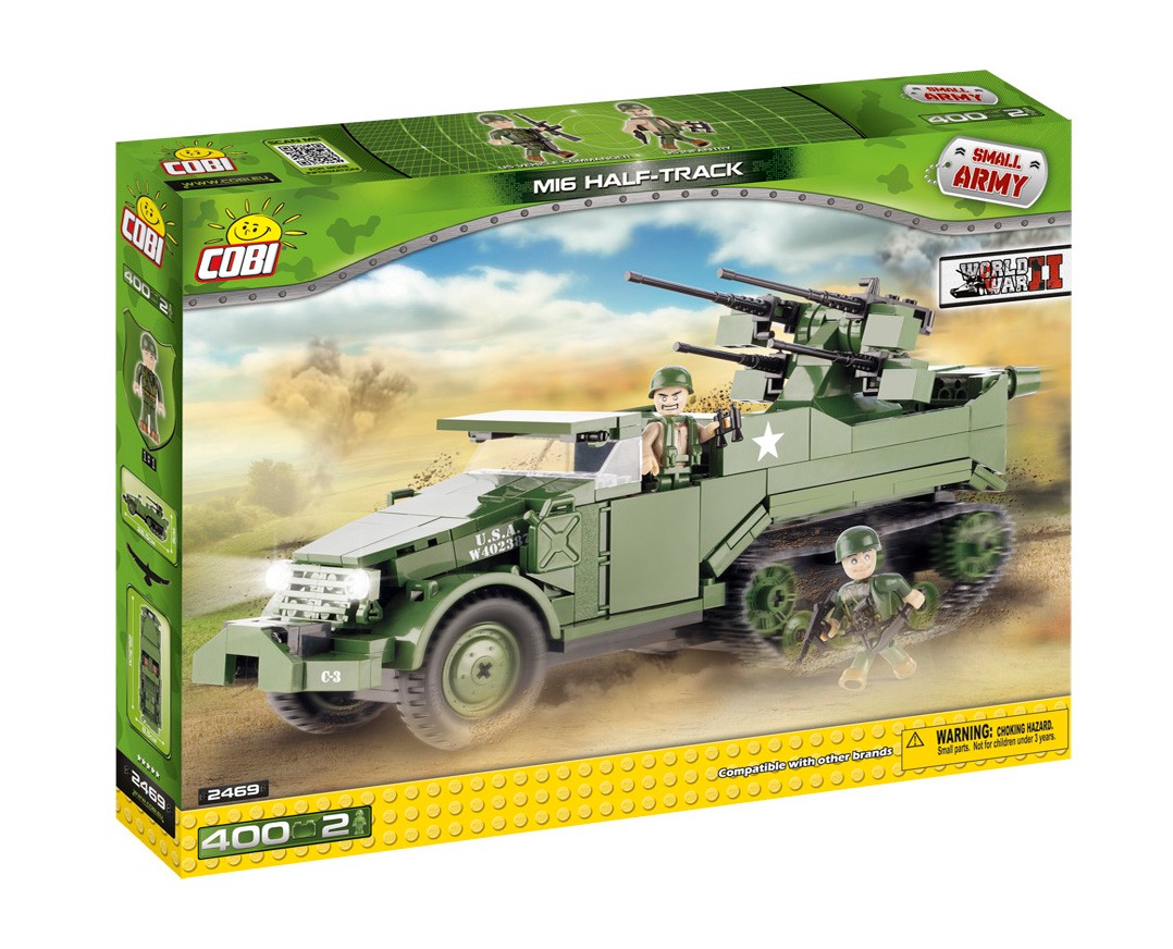 Klocki COBI Mała Armia Transporter opancerzony M16 HALF-TRACK COBI-2469 ...