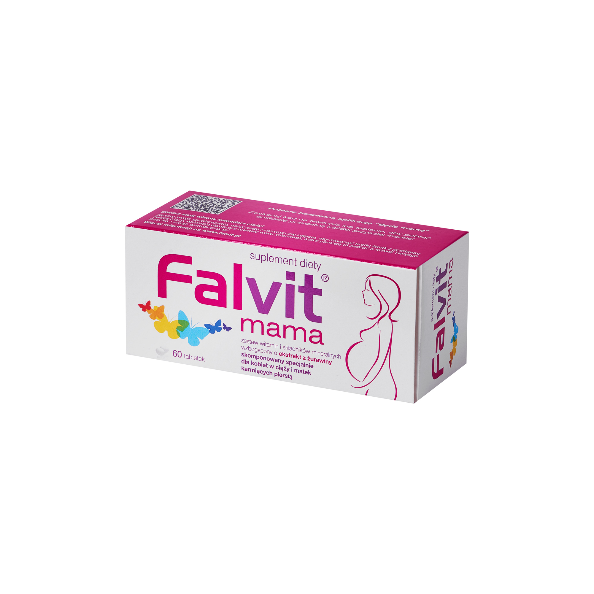 Falvit MAMA 60 tabletek witaminy kobieta żelazo ciąża (5904398320014 ...