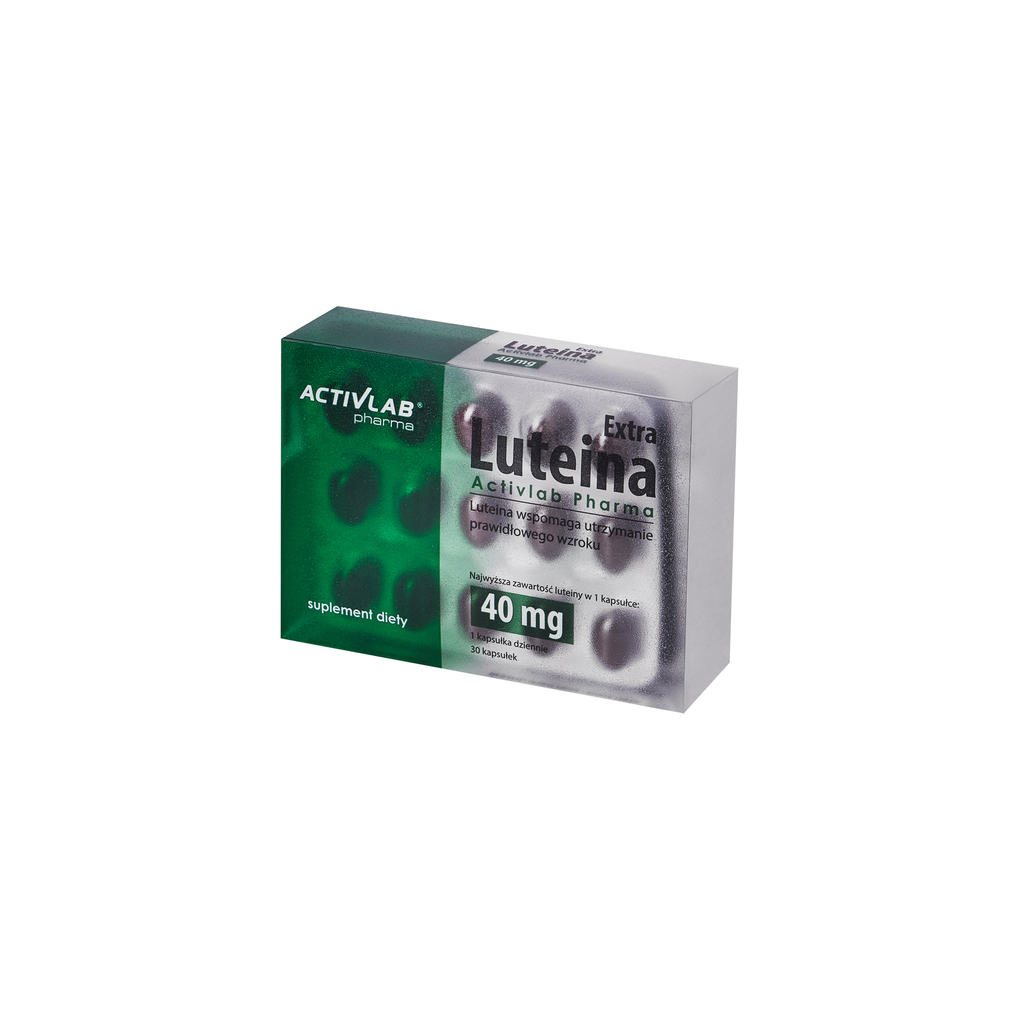 Activlab Luteina Extra 40 mg 30 kapsułek 17141437898 - Allegro.pl