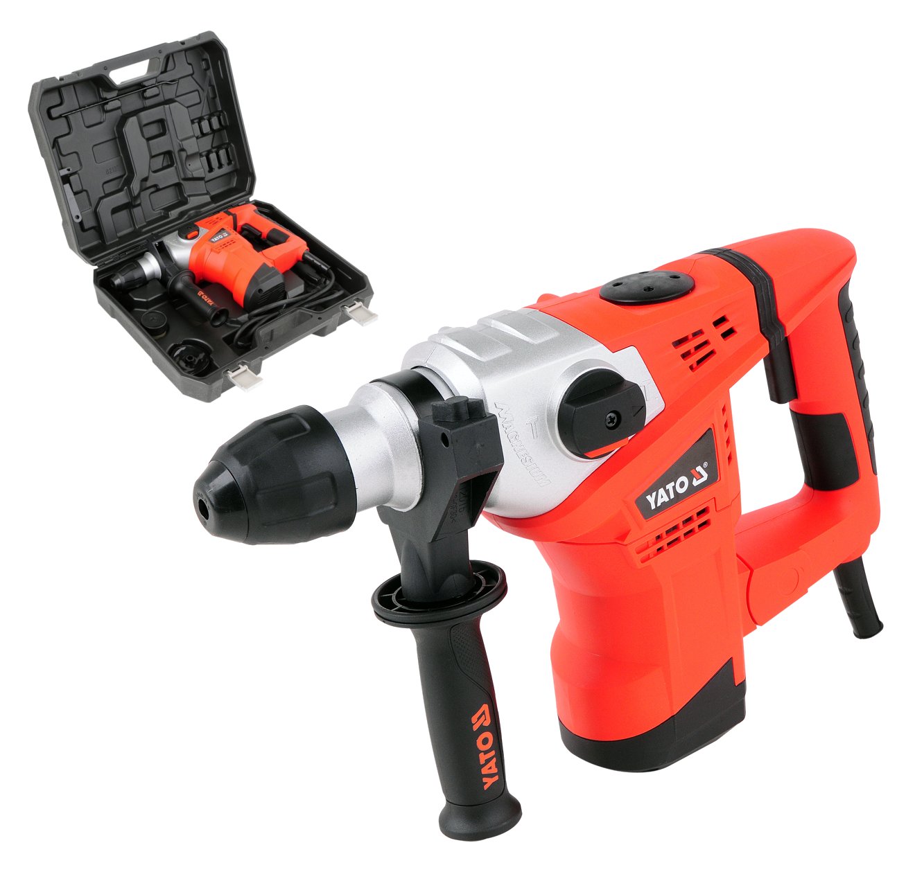 YATO MŁOTOWIERTARKA SIECIOWA SDS+ 1500W 5J MŁOT UDAROWY W WALIZCE YT ... YATO MŁOTOWIERTARKA SIECIOWA SDS+ 1500W 5J MŁOT UDAROWY W WALIZCE YT ...