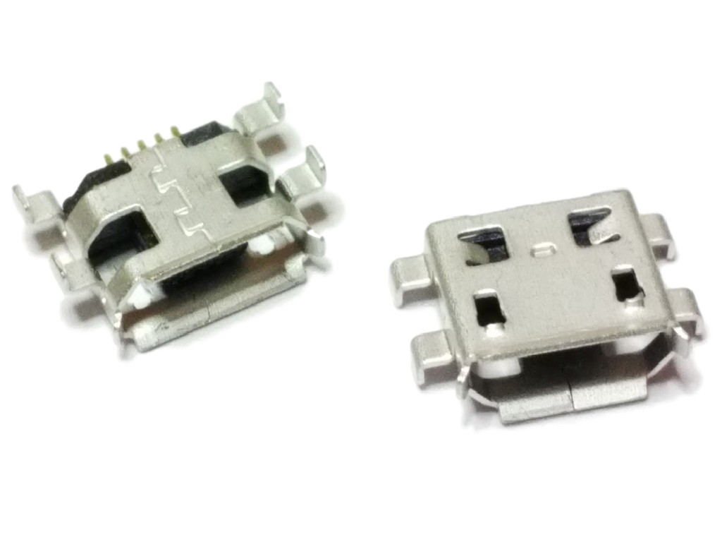 GNIAZDO MICRO USB MIKRO 5 SMD 4 PINY ROZSTAWIONE - Sklep, Opinie, Cena ...