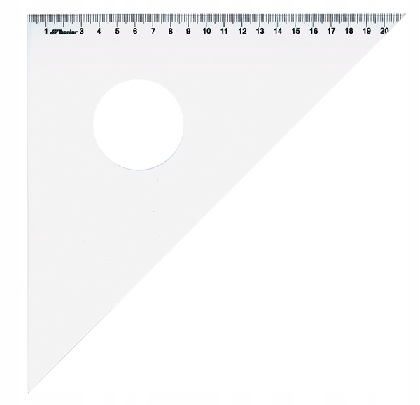 Leniar Ekierka z podcięciem plexi 45/36cm ([Towar) • Cena, Opinie ...