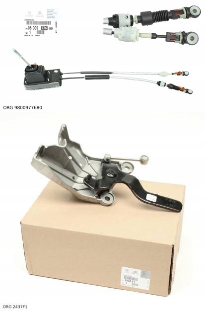 Citroen OE 9800977680 2437F1 sebességváltó kar összekötő rúd / váltókar ...