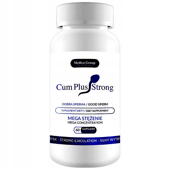 CUM-PLUS STRONG MOCNY OBFITY WYTRYSK WIECEJ NASIENIA LEPSZY SMAK SPERMY (5905669259279) • Cena ...