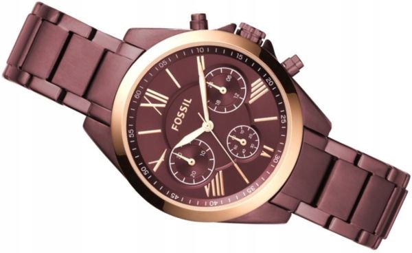 DAMSKI ZEGAREK FOSSIL BQ3281 MODERN COURIER STOPER • Opinie - Allegro