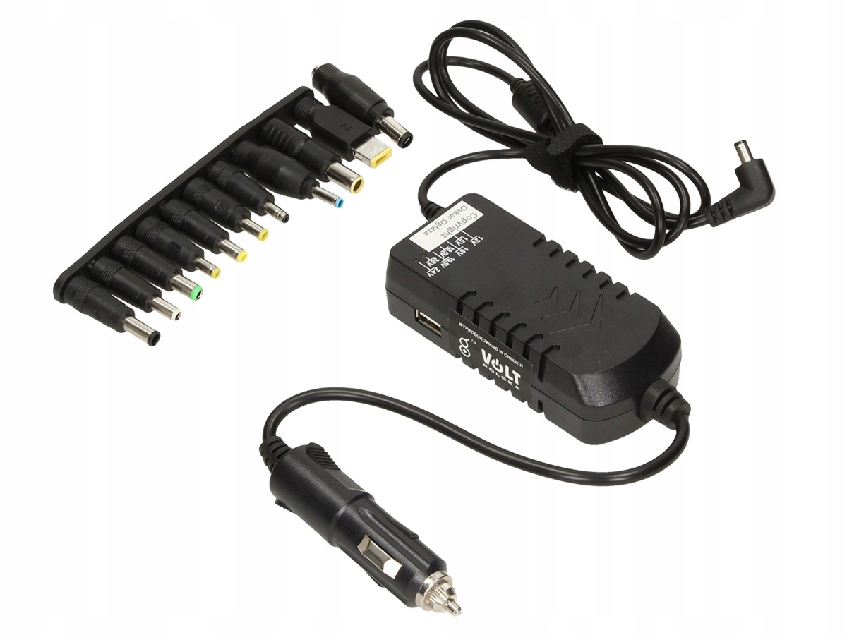 ZASILACZ SAMOCHODOWY LAPTOPA ŁADOWARKA 12V 24V ASUS ACER DELL HP LENOVO QM2 05907768270414 za ...