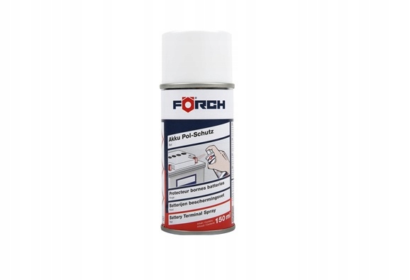 FORCH Spray ochronny biegunów akumulatora czerwony 4028203234530 za 32 ...