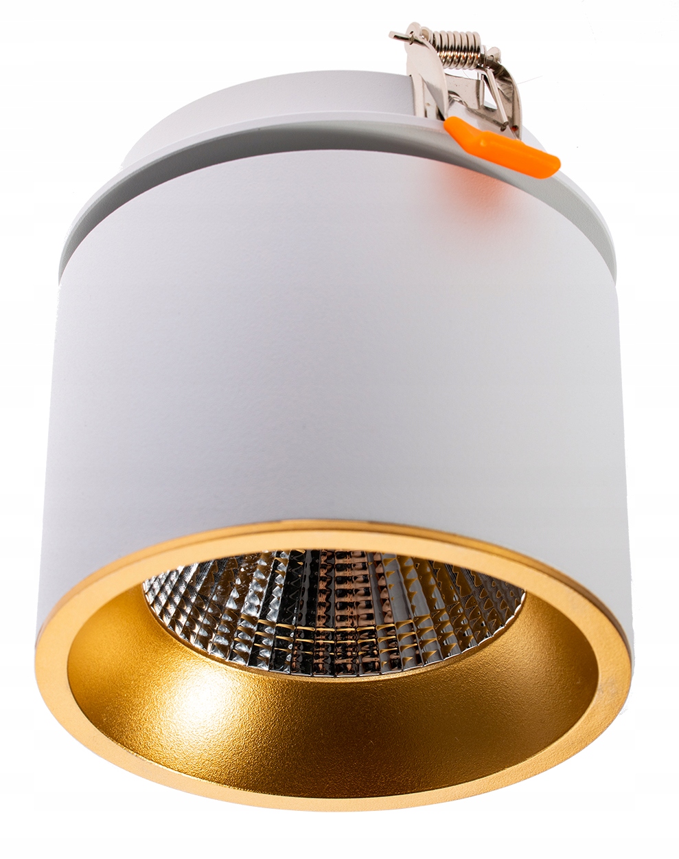 Oprawa ruchoma podtynkowa LED HARON 20W 1500lm biało-złota Polux ...