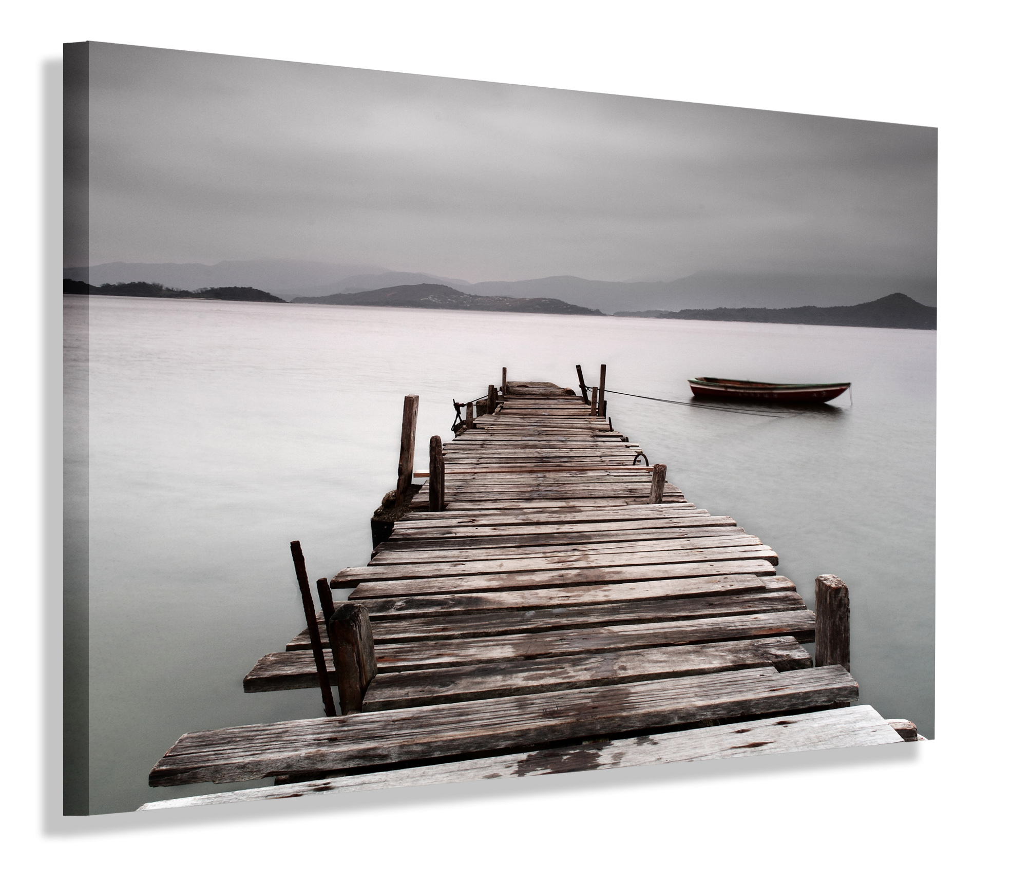 OBRAZ POMOST DREWNIANY OBRAZY CANVAS 70x50 • Cena, Opinie • Obrazki i ...