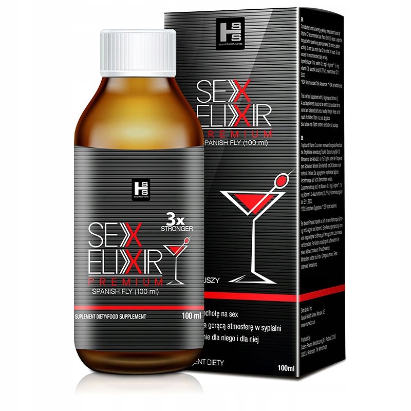 100ML SEX ELIXIR PREMIUM HISZPAŃSKA MUCHA LIBIDO SPANISH FLY EREKCJA POCIĄG (8718546546822 ...