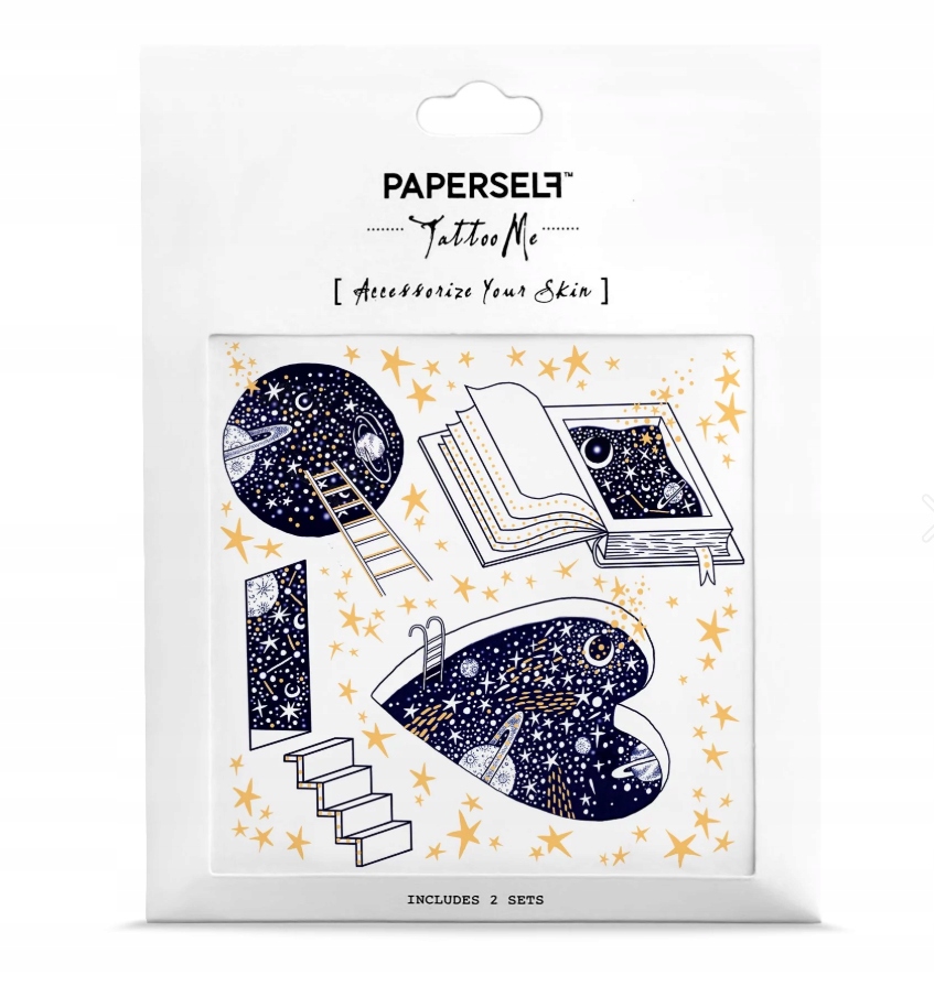 Paperself wodny tatuaż damski kolorowy Imagination (5060270572909 ...