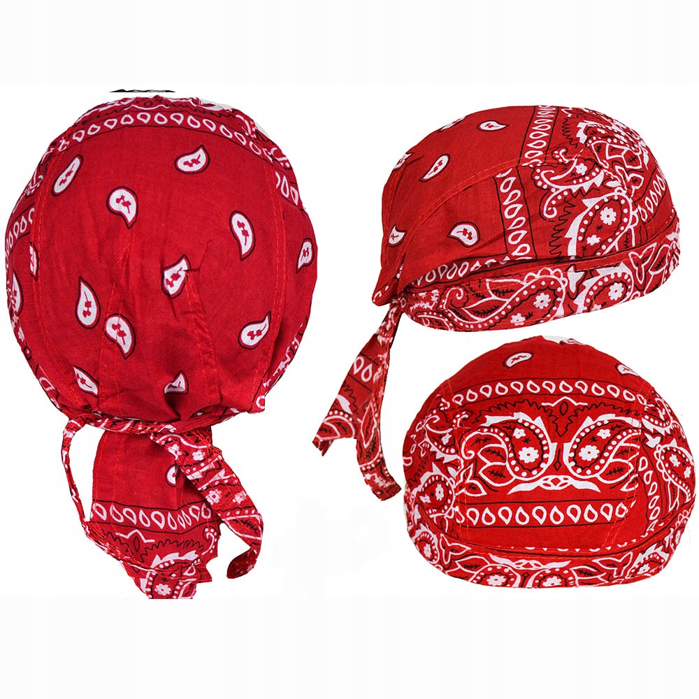 BANDANA Motor Chusta CHUSTKA Wiązana na Głowę 6951982610 - Allegro.pl