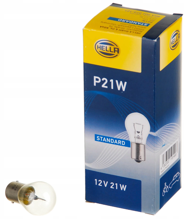 ŻARÓWKA P21W HELLA ŻARÓWKI P21W 12V 21W STANDARD 5901532467567 za 6 ...