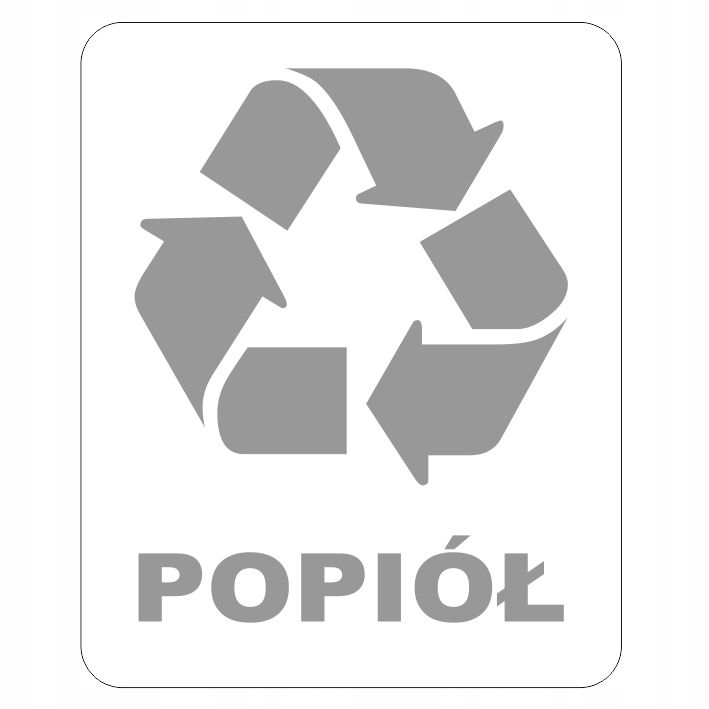 Naklejka POPIÓŁ na kosz na ŚMIECI segregacja eko (śmiet201) • Cena ... Naklejka POPIÓŁ na kosz na ŚMIECI segregacja eko (śmiet201) • Cena ...