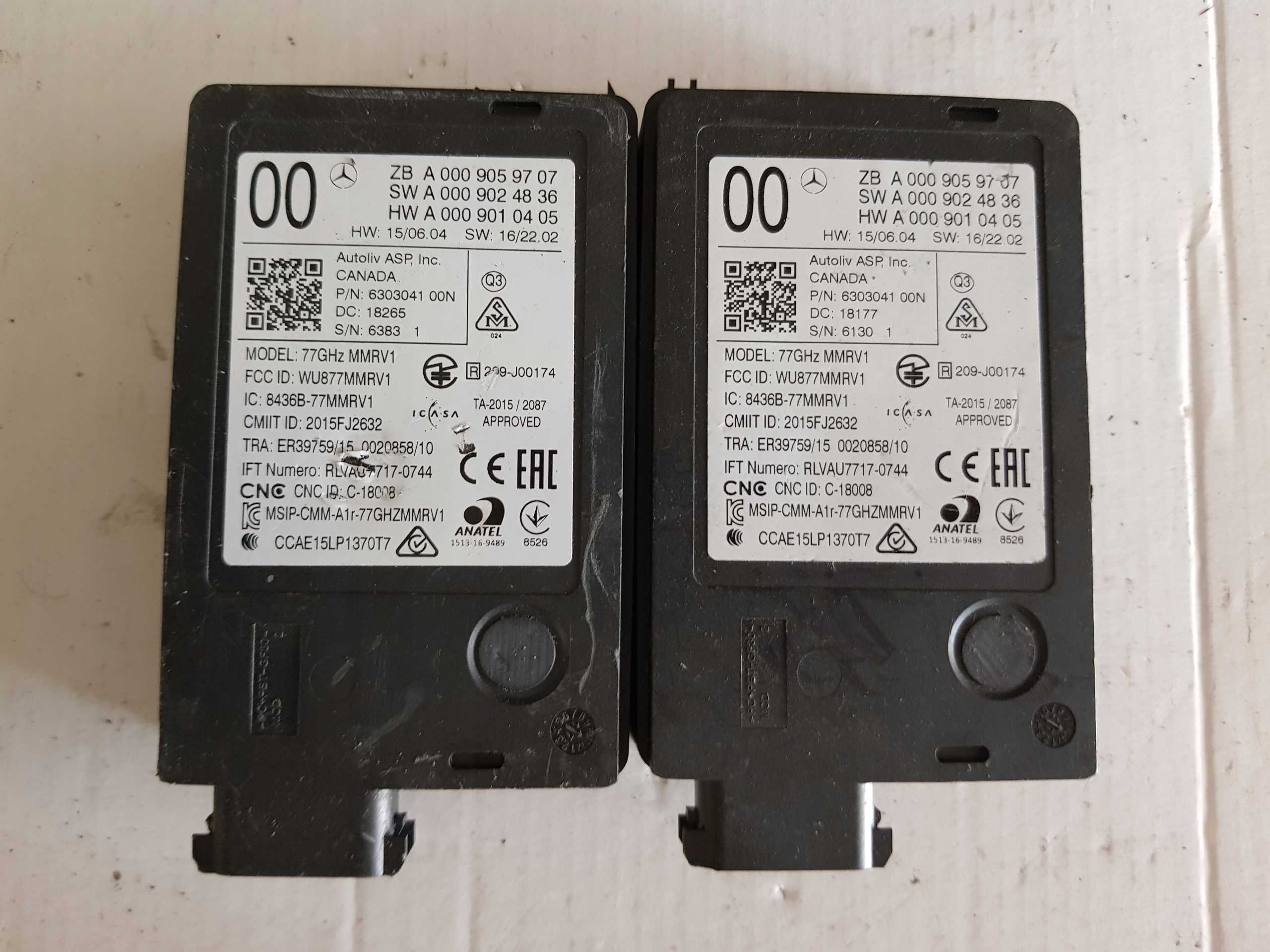 Mercedes E 213 S 222 S RADAR SENSOR 0009059707 Q3 • Cena, Opinie - Allegro