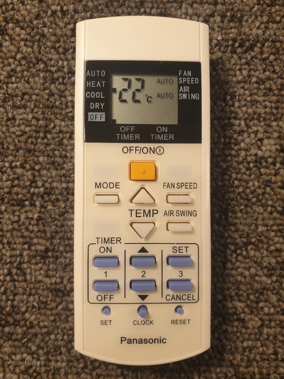 Pilot klimatyzacji Panasonic (231170490) • Cena, Opinie 13658692656 ...