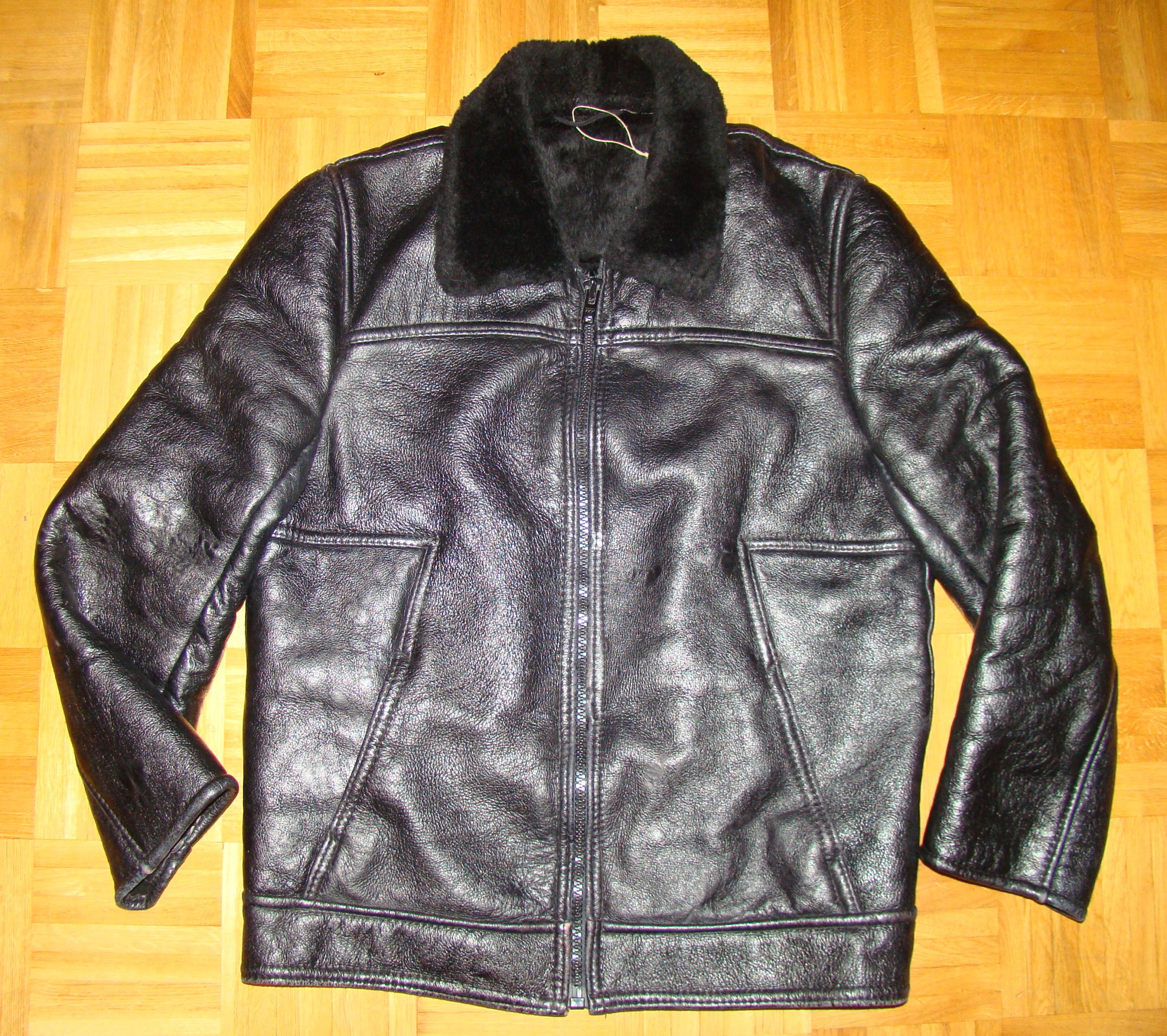 PILOTKA KURTKA LOTNICZA MĘSKA KOŻUCH 50 52 M/L 12749826879 - Allegro.pl