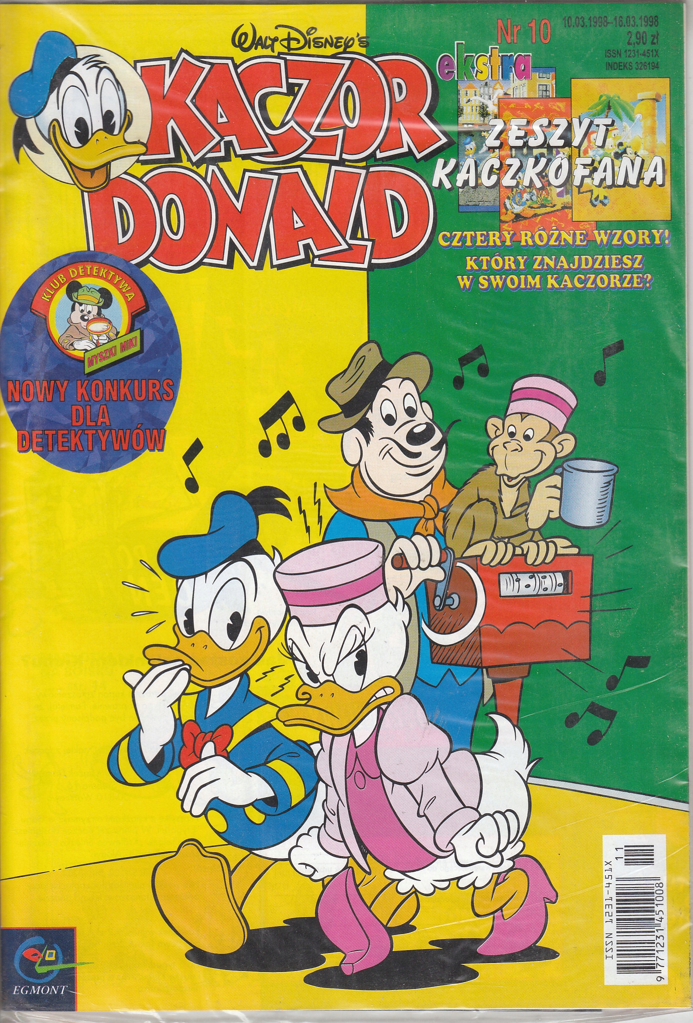 KACZOR DONALD 10/1998 PL (13623349425) | Komiks Allegro