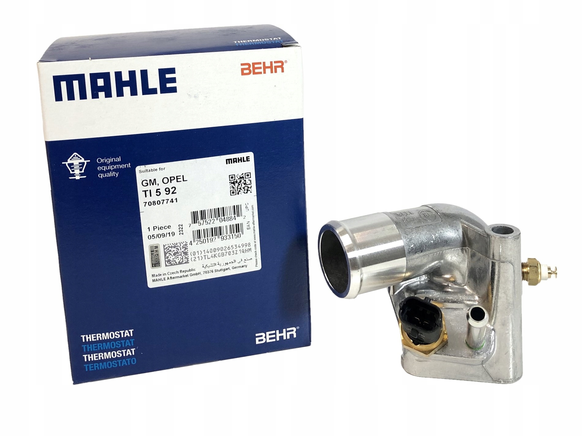 5 92 - BEHR ТЕРМОСТАТ ASTRA VECTRA ZAFIRA Z18XE X18XE1 купити на Avtoex ...