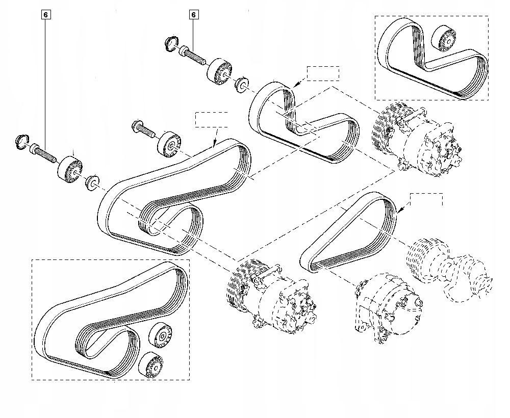 7703101534 Валик ремня генератора Renault 7703101534 купить в Украине ...