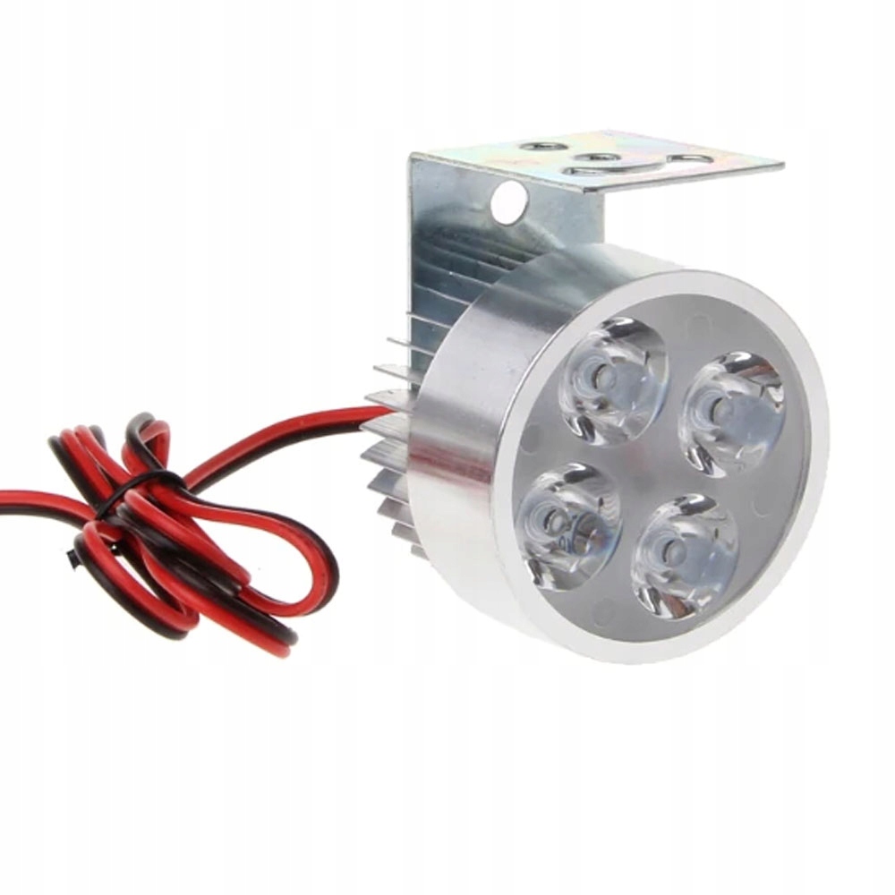 MOCNY REFLEKTOR LED 12-90V 15W IP44 ALUMINIUM MOTOCYKLA 4X4 QUADA ...