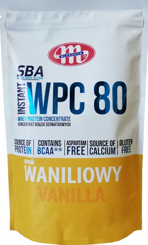 MLEKOVITA SBA INSTANT WPC80 700g BIAŁKO SERWATKOWE - MLEKOVITA SBA INSTANT OLIMP WPC80 BIAŁKO ...