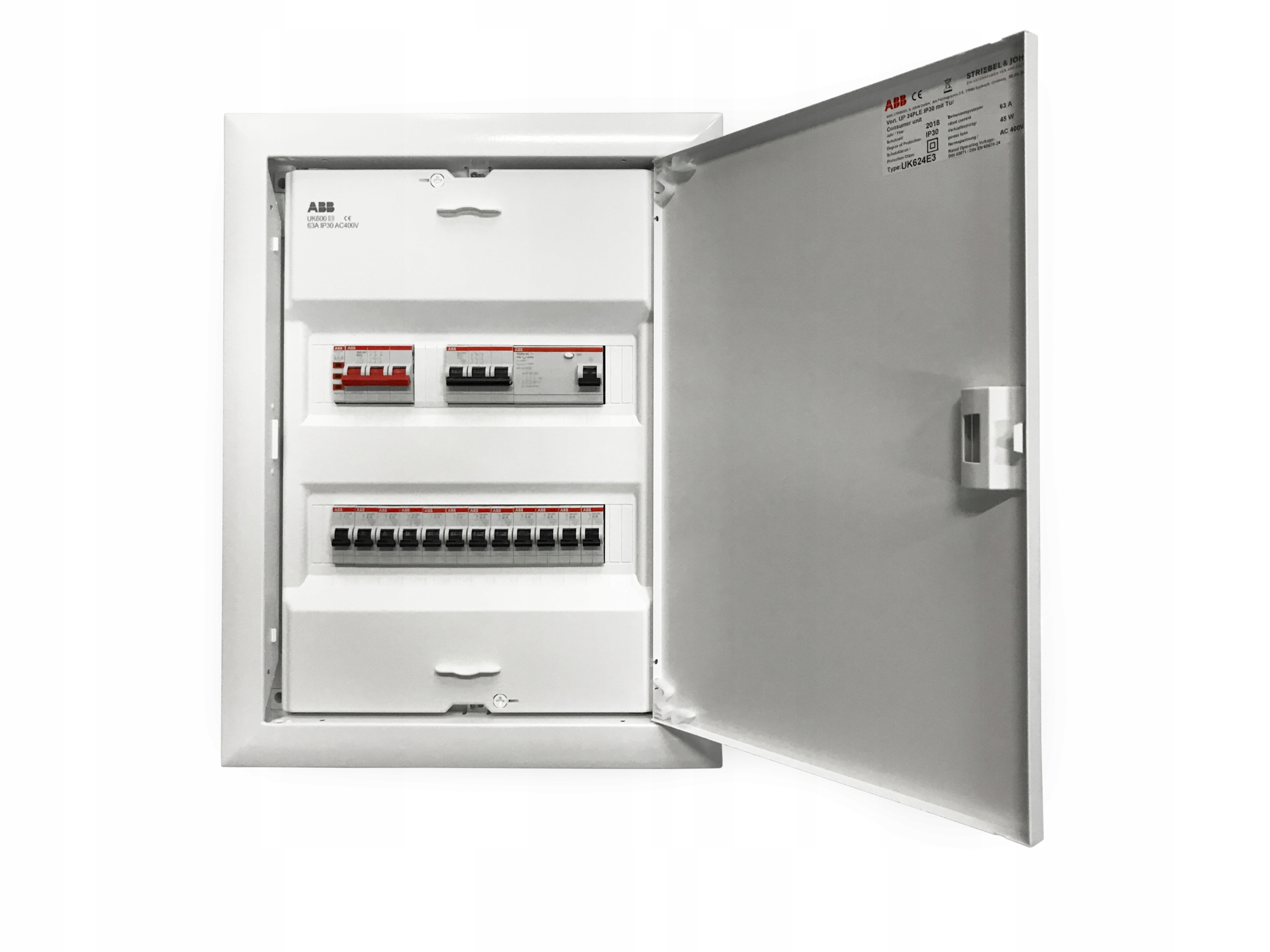 ROZDZIELNICA PODTYNKOWA ABB 24 MODUŁY GOTOWA (4011617778417) • Cena, Opinie 13445999714 • Allegro