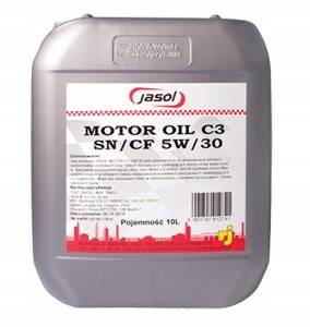 Olej syntetyczny Jasol 5 l 5W-30 • Cena, Opinie - Allegro