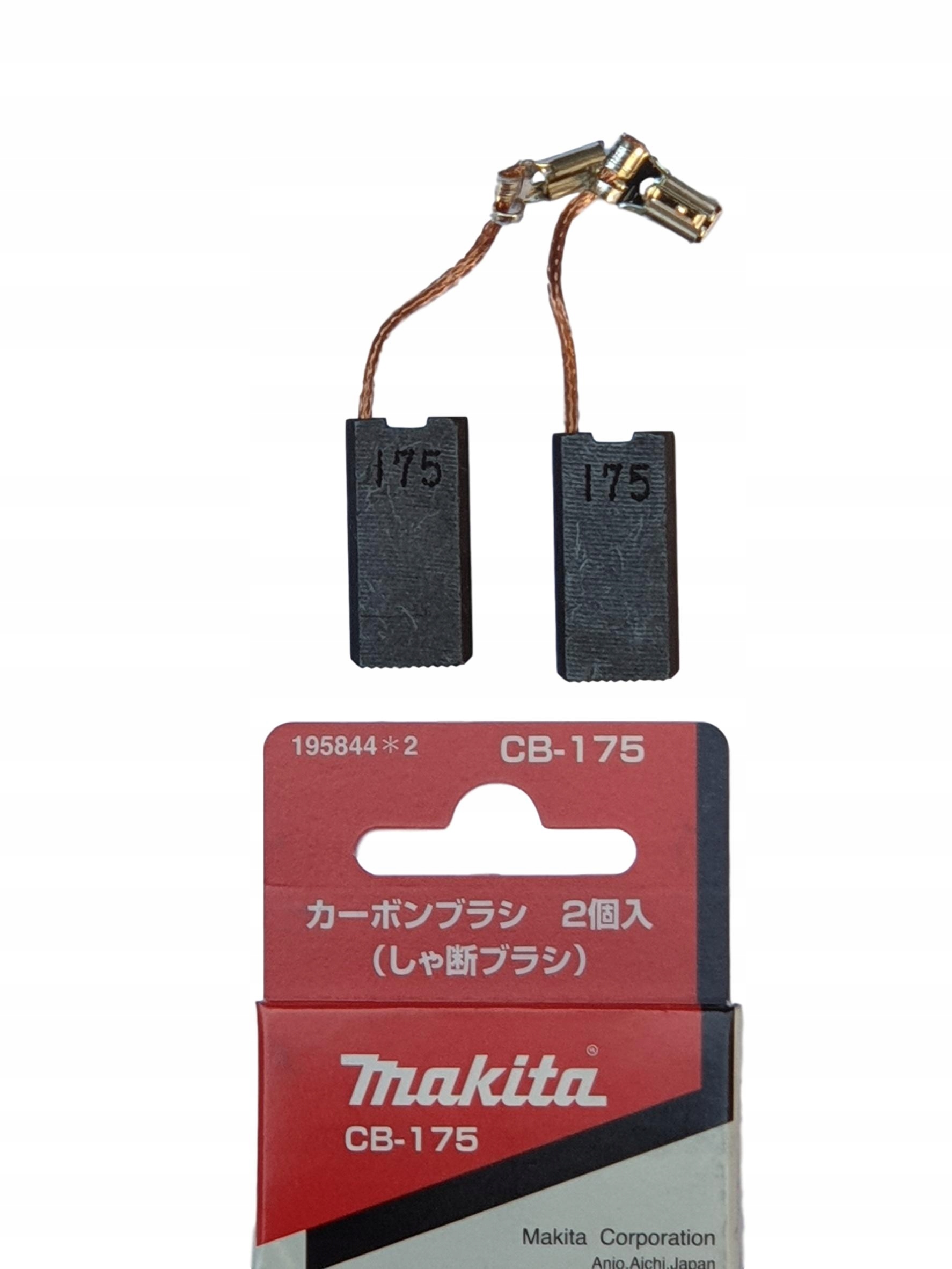 SZCZOTKI WĘGLOWE FIRMY MAKITA ORYGINALNE CB-175 • Cena, Opinie 8104322011 • Allegro
