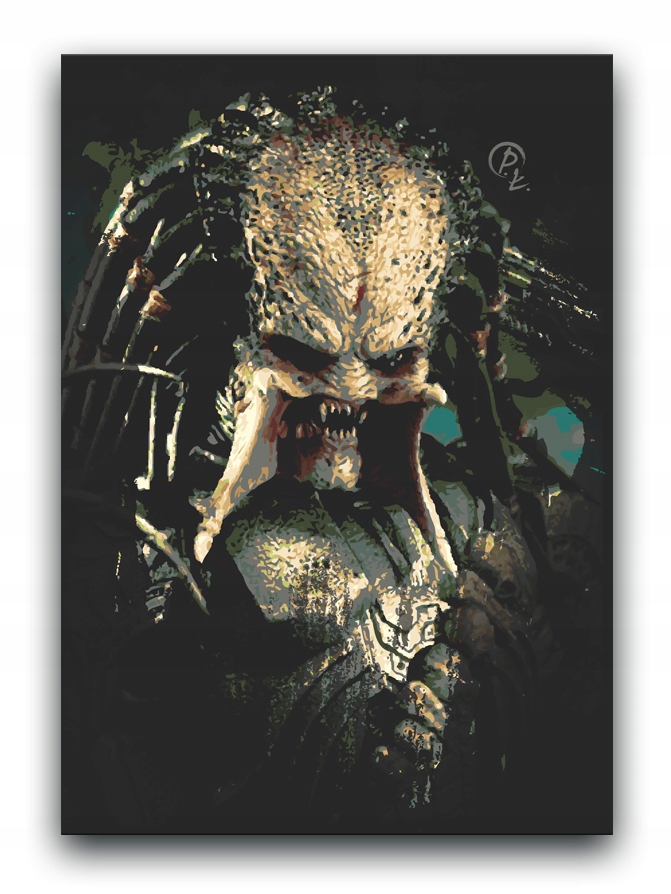 Plakat Predator Arnold Schwarzenegger Alien Obcy obraz na płótnie ...