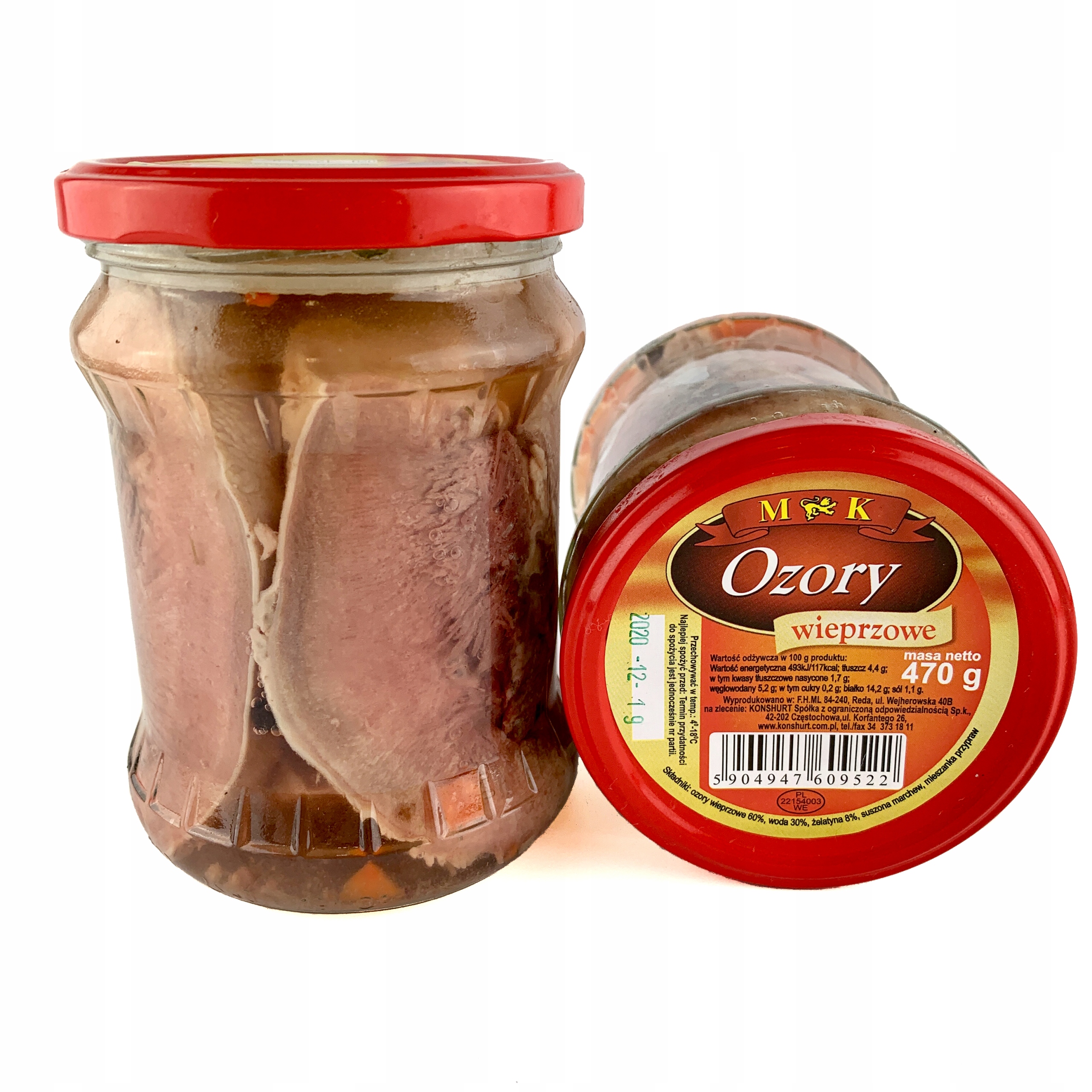 Ozory wieprzowe MK 470 g (5904947609522) • Cena, Opinie • Dania mięsne ...