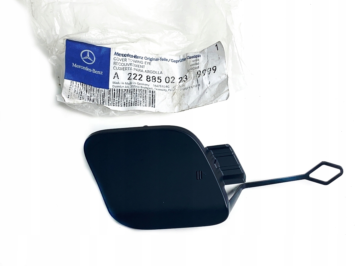 MERCEDES S W222 ZAŚLEPKA HAKA ZDERZAKA TYŁ A2228850223 za 79 zł z ...