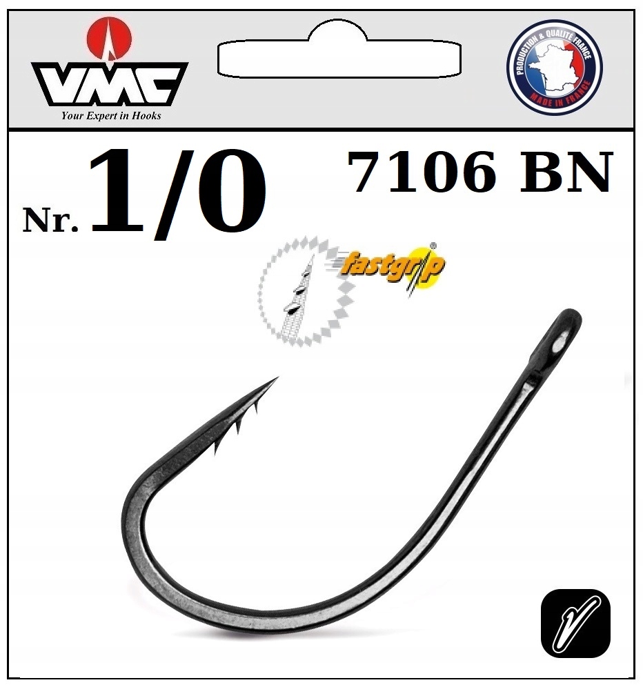 Haczyki z zadziorem VMC 7106 10 szt. - 6541693548 - Allegro