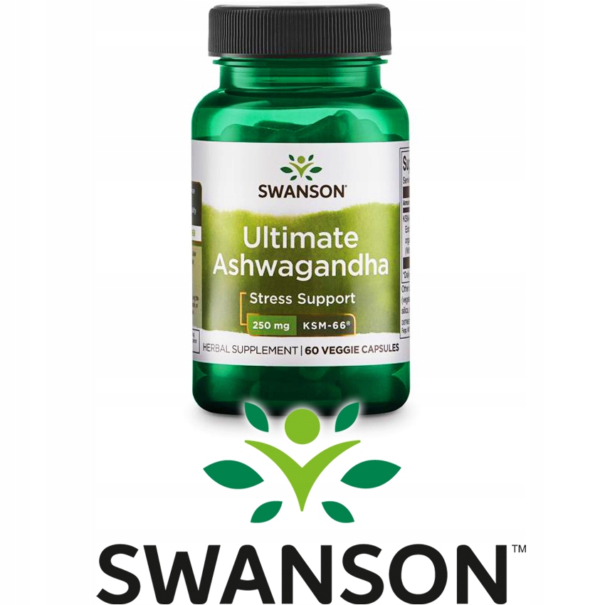 SWANSON ASHWAGANDHA 250mg Ultimate KSM-66 EKSTRAKT 7723421958 - Allegro.pl