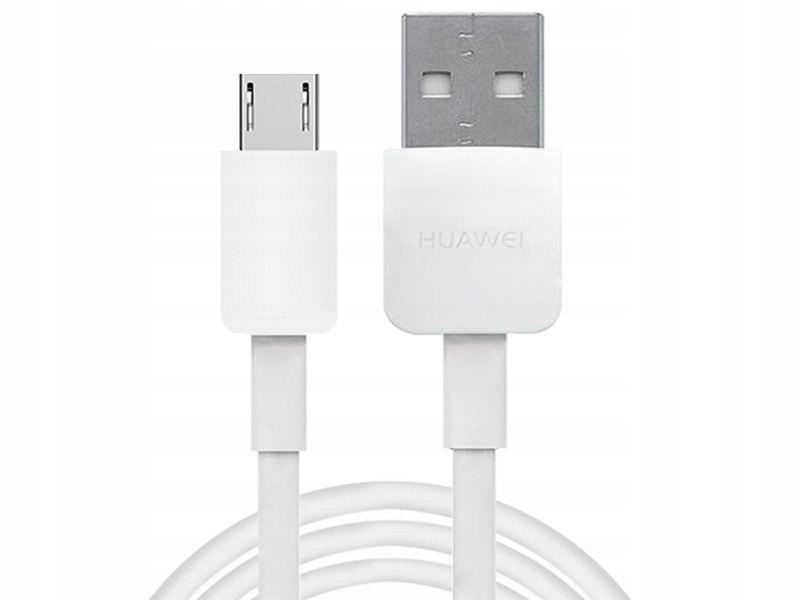 Kabel Huawei USB - microUSB typ B 1 m biały - Sklep, Opinie, Cena w Allegro