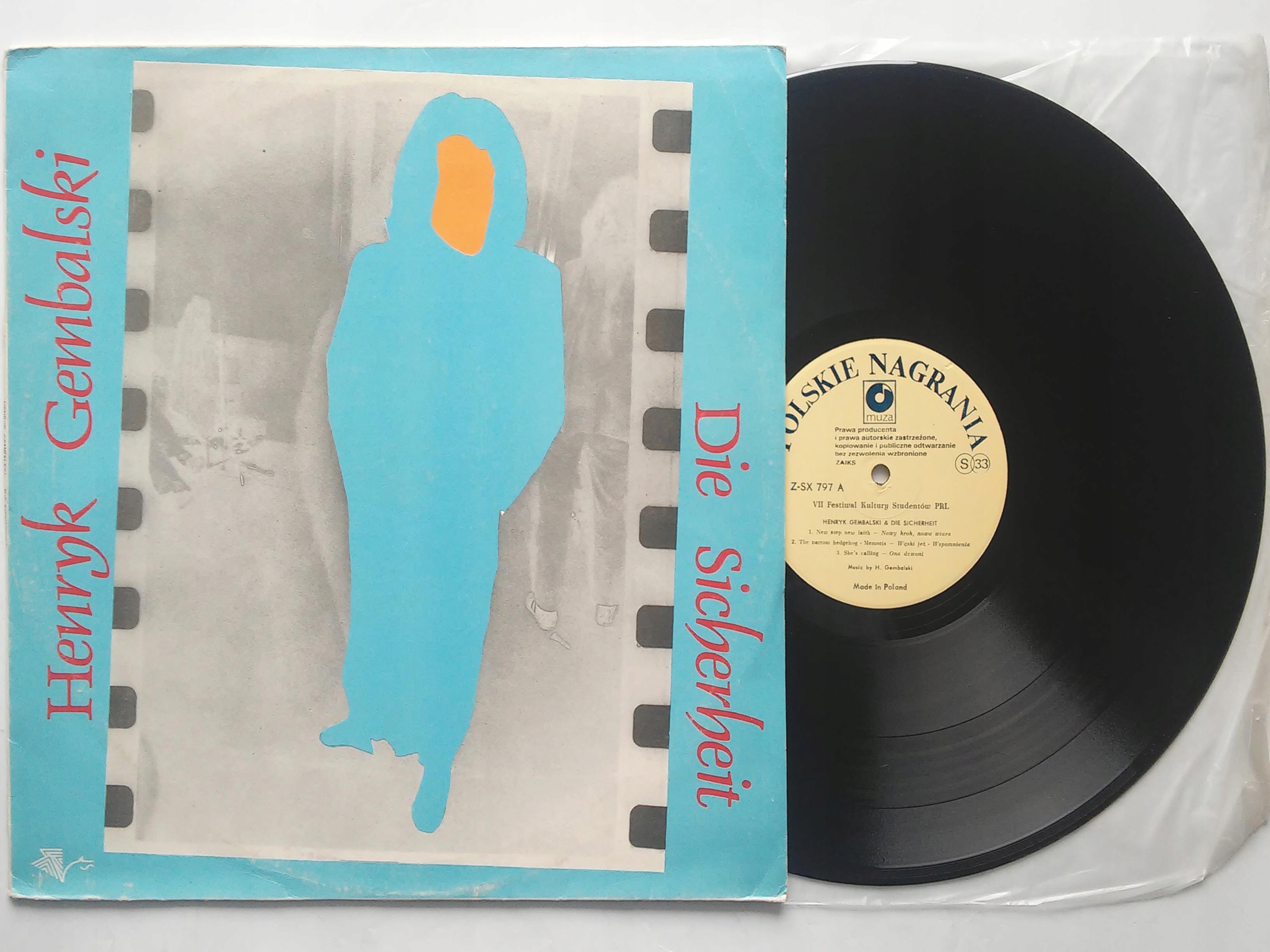 2 LP: Henryk Gembalski - Die Sicherheit - NM + GRATIS: Pick Up Formation EX 8735926468 - Sklepy ...