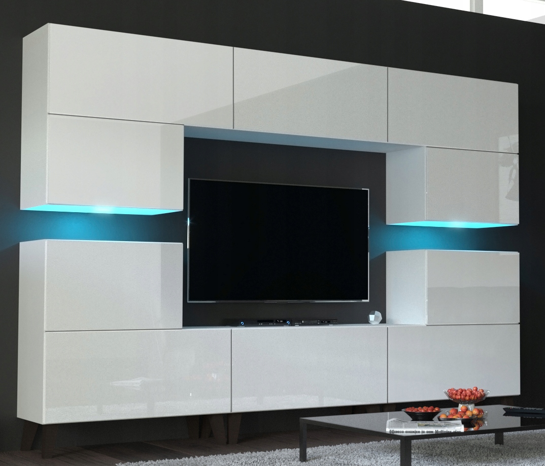 Meblościanka Zestaw Meble Ścianka Salon RTV N34 (5905528023713) • Cena ...