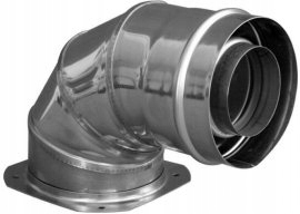 KOLANO ( adapter) 60/100 DO KOTŁA FERROLI • Cena, Opinie • Systemy kominowe 10922091742 • Allegro