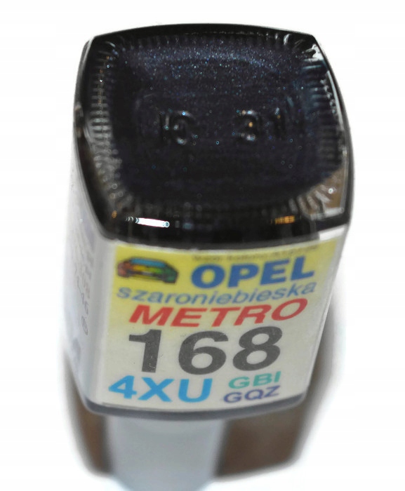 Zaprawka do rys 10ml OPEL 168 4XU GBI DQZ SZARONIEBIESKI METRO ...