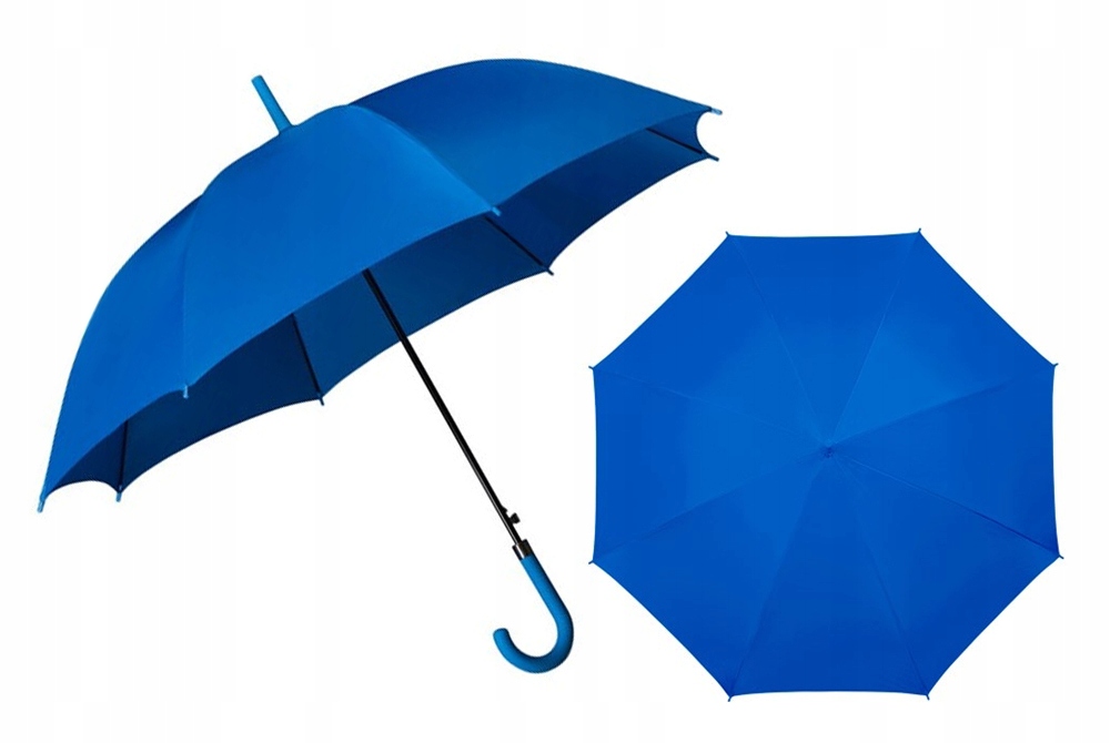 AUTOMATYCZNA długa parasolka damska, niebieska (8713414807081) • Cena ...