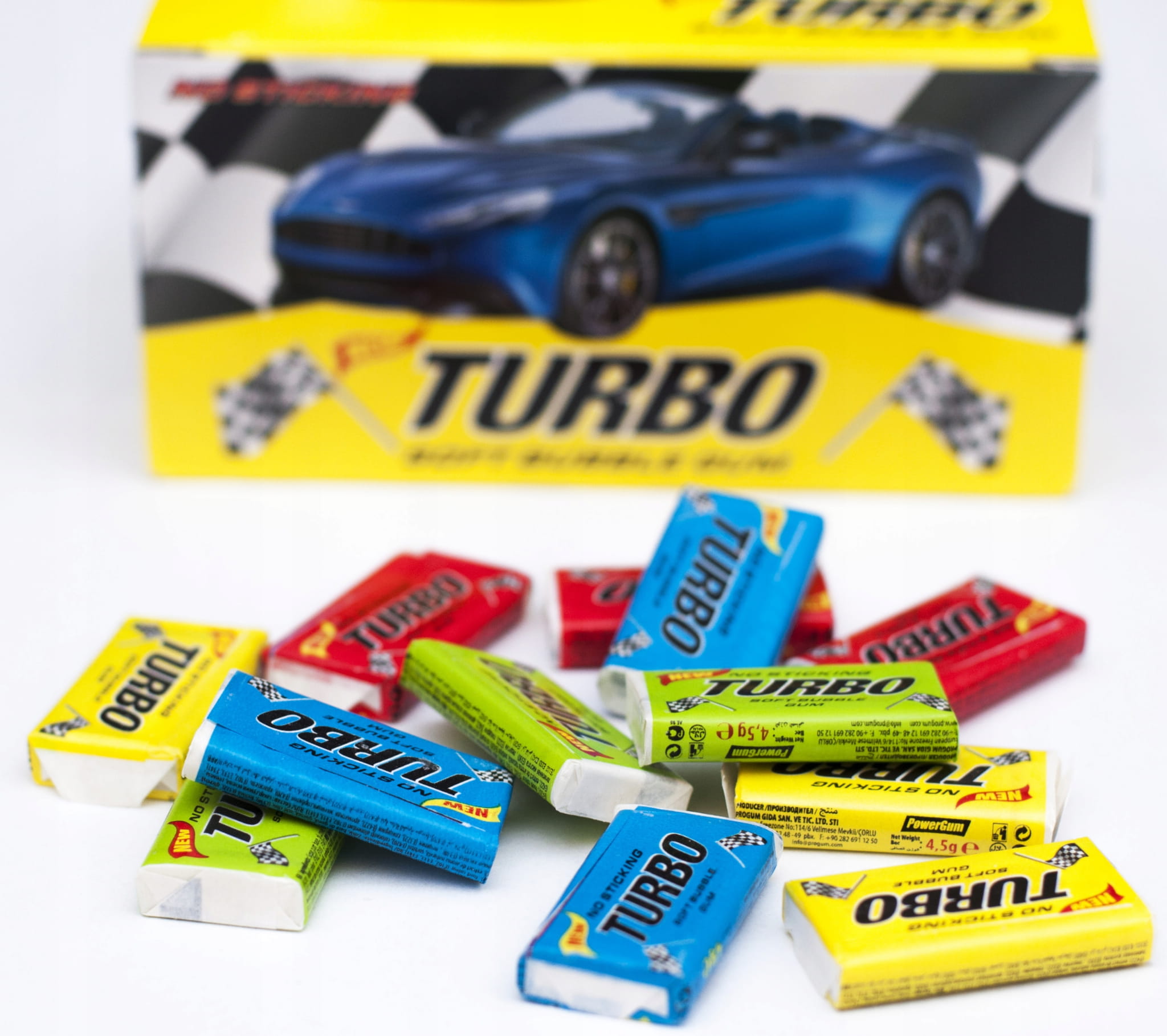 Gumy TURBO Guma Balonowa 20 szt Tutti Frutti 10106697945 - Allegro.pl