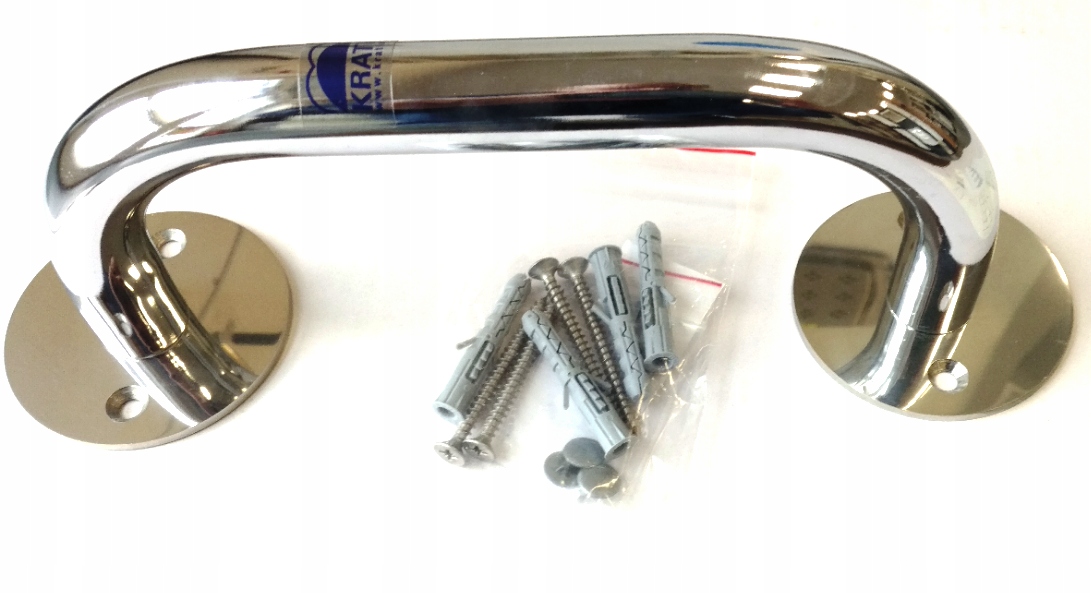 Uchwyt łazienkowy chrom 25cm niepełnosprawnych ...an214 (.) • Cena ...