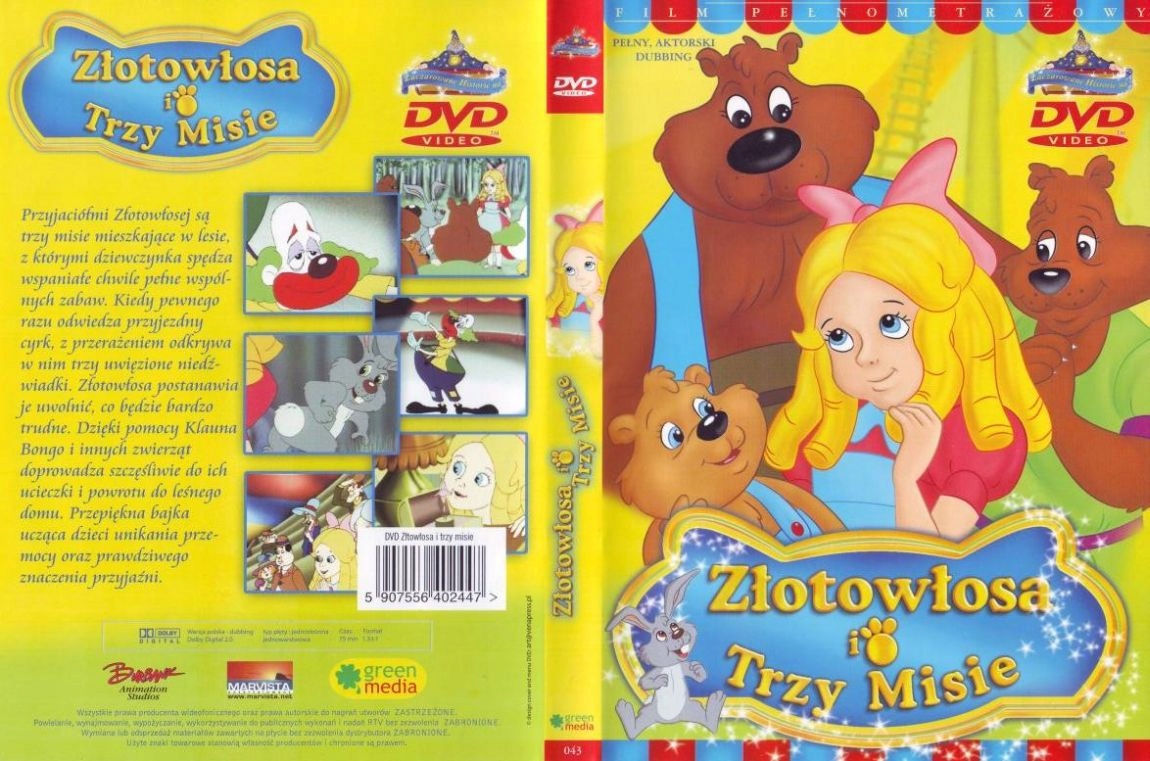 ZŁOTOWŁOSA I TRZY MISIE płyta DVD - porównaj ceny - Allegro.pl