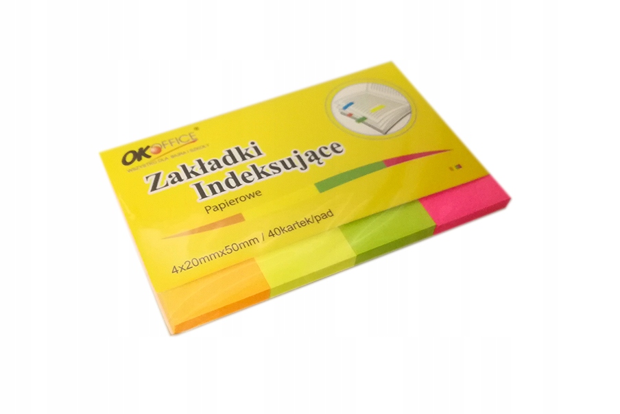 Zakładki Indeksujące Papierowe 20 x 50 mm (5908243659670) • Cena ... Zakładki Indeksujące Papierowe 20 x 50 mm (5908243659670) • Cena ...