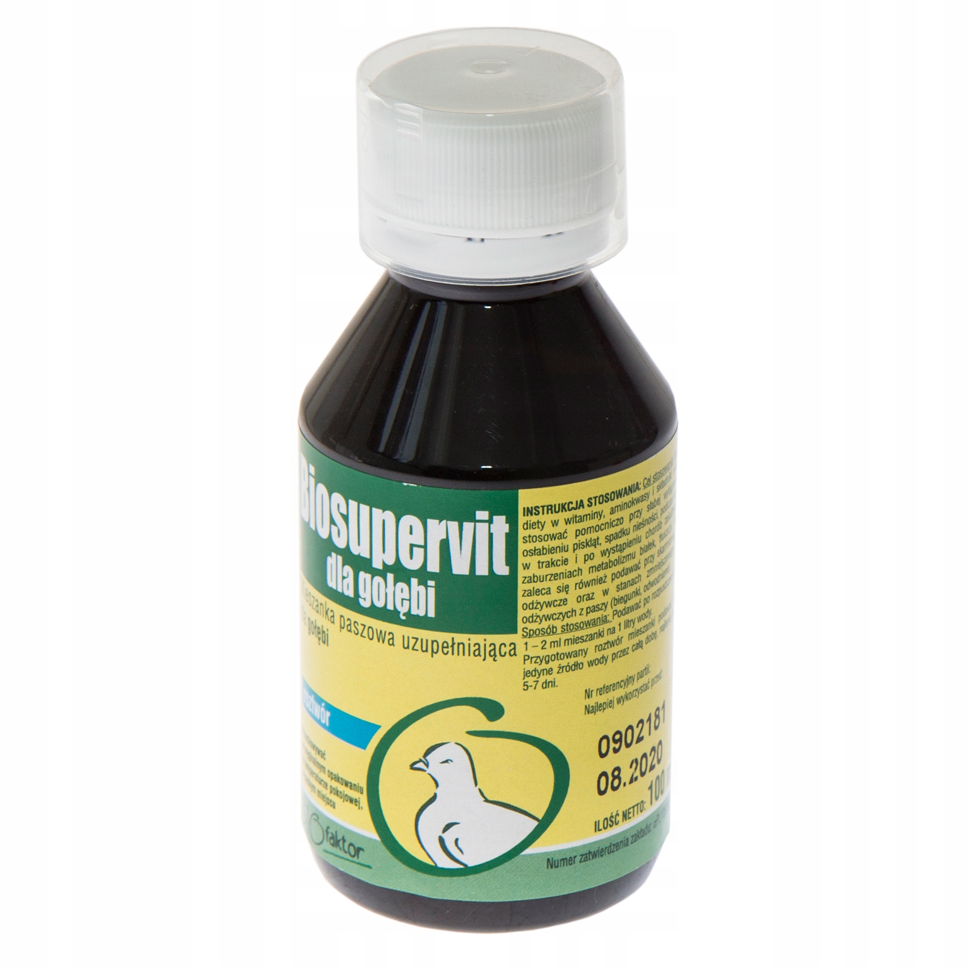 BIOFAKTOR Biosupervit 100ml Witaminy dla gołębi | Cena: 27,58 zł ...