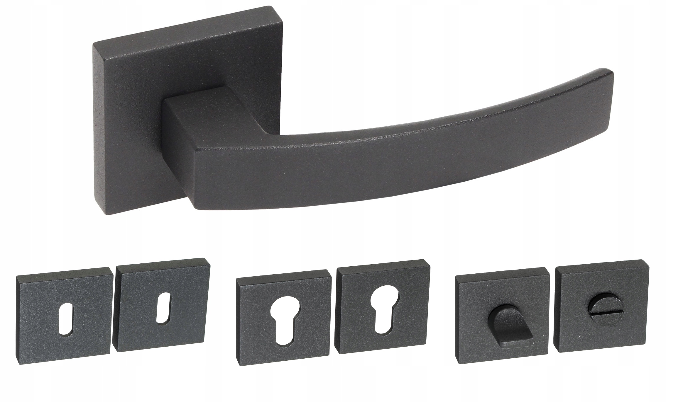 Interiérová kľučka Gamet Štvorcová rozeta, • Ceny, Recenzie - Allegro