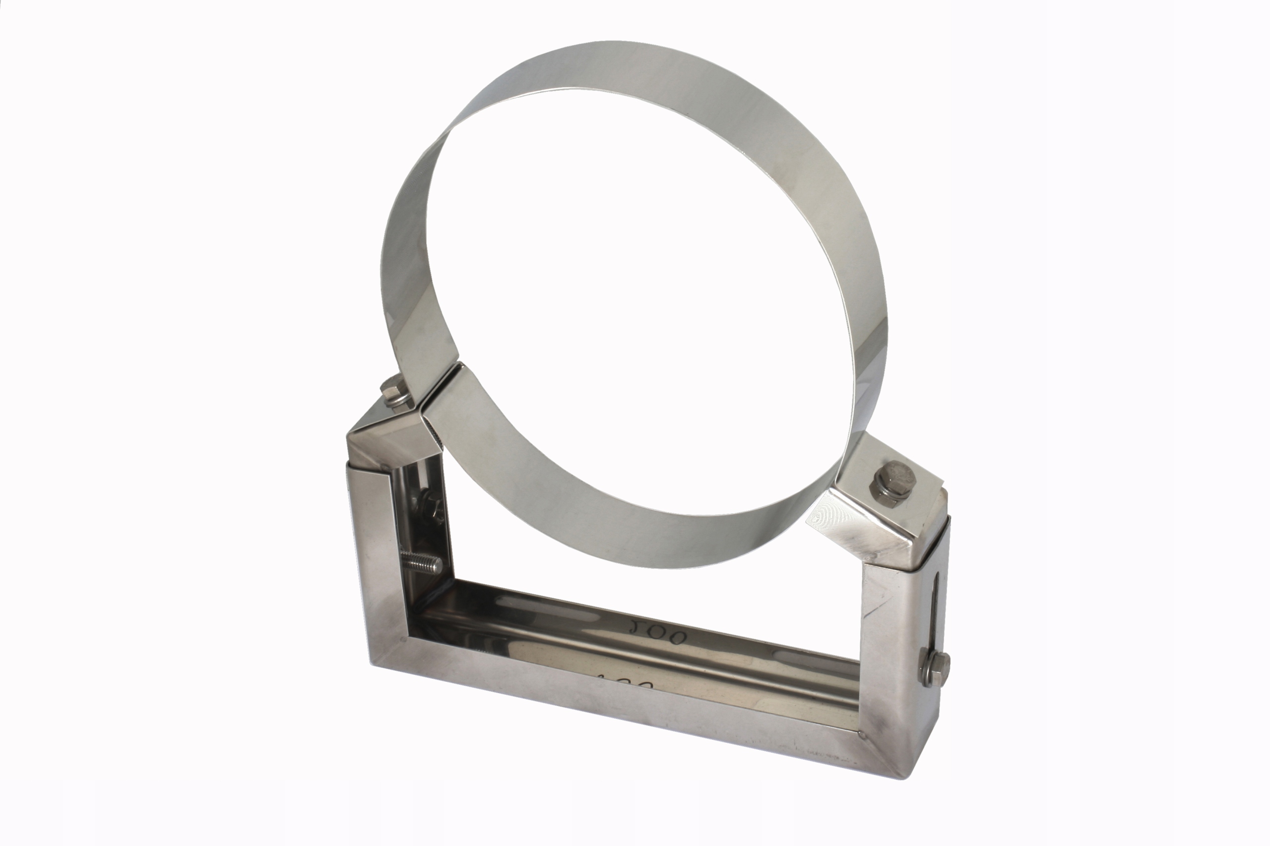 UCHWYT OBEJMA RURY 130 Z REGULULACJĄ 0-10CM MOCOWANIE KOMINA ...