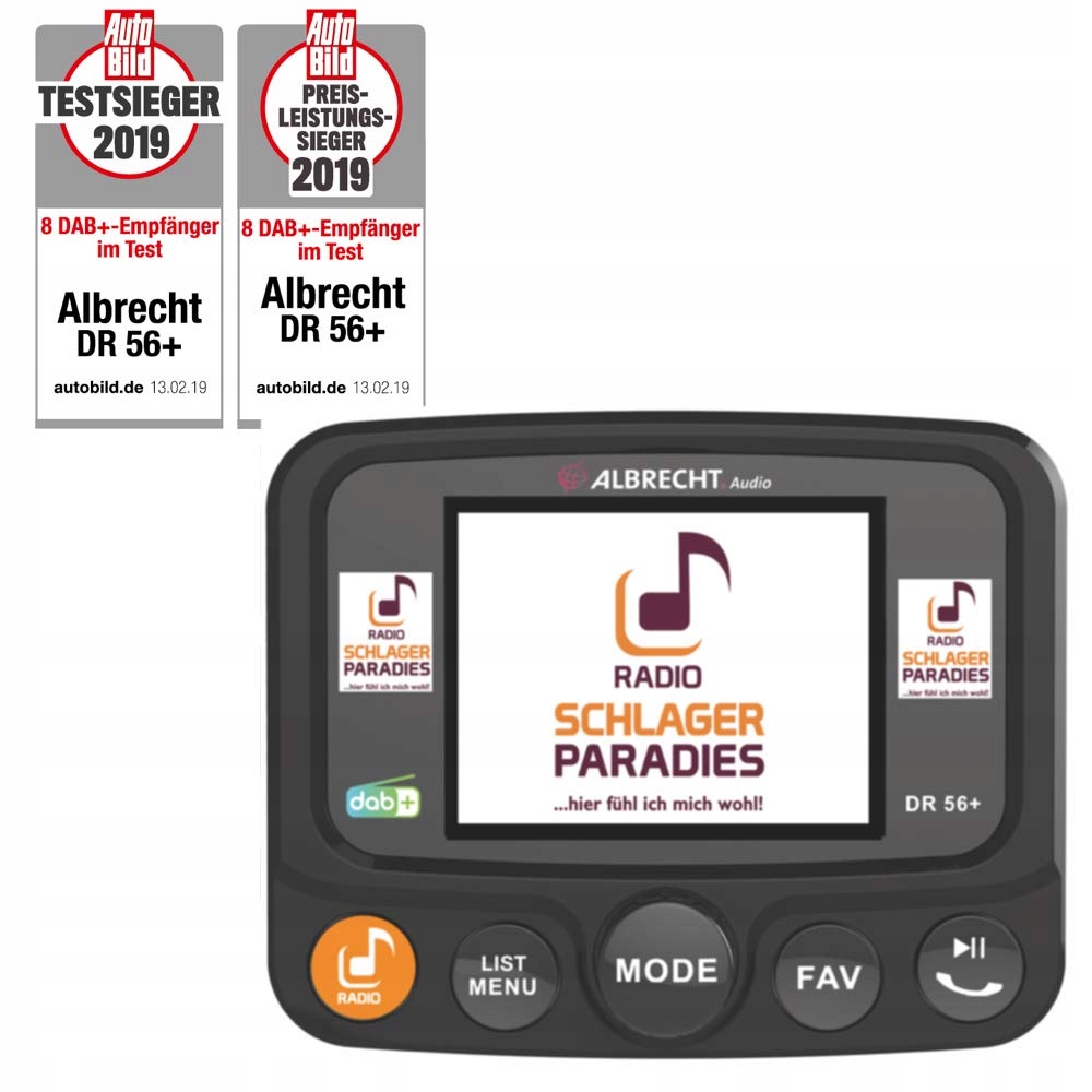 Albrecht DR56 + BLUETOOTH ADAPTER TUNER DAB +VW • Cena, Opinie - Allegro